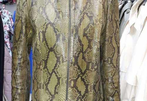 Куртка-жакет Италия из кожи питона Santa Croce