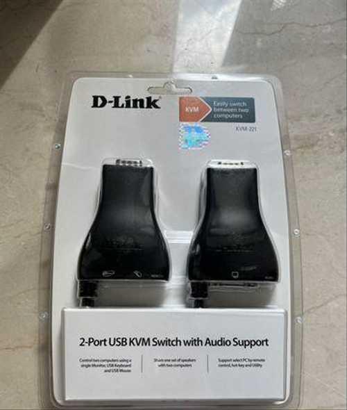 D-link KVM переключатель KVM-221