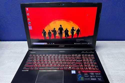 Игровой ноутбук MSI GE62VR apache PRO