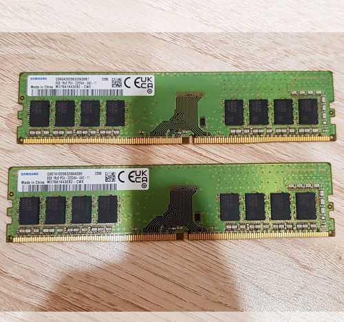 Оперативная память ddr4 16gb samsung 3200