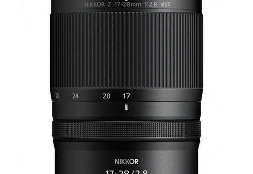 Объектив Nikon nikkor Z 17-28mm f/2.8, чёрный