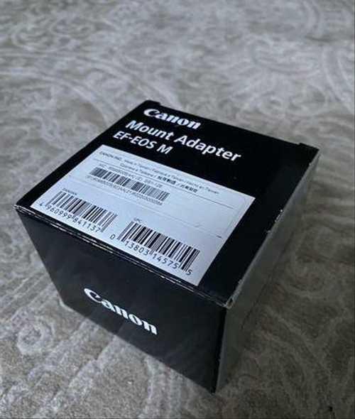 Адаптер переходник Canon EF-EOS M