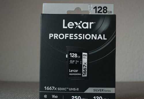 Карта памяти Lexar UHS-II V60 128 GB