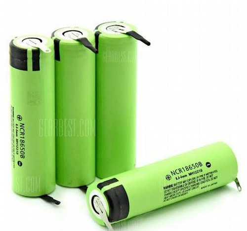 Аккумулятор 18650 (Panasonic) 3400mAh с контактами