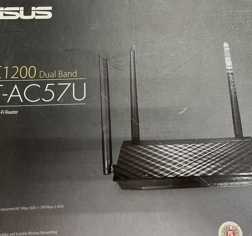 Wifi роутер двухдиапазонный гигабитный asus