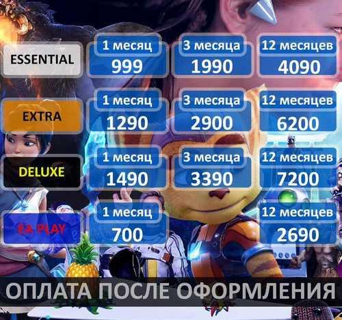 Подписка Sony PS plus На Русском