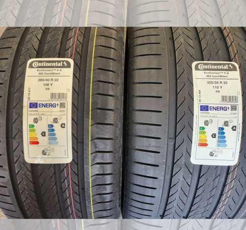 Continental EcoContact 6Q 285/40 R22 и 325/35 R22 106Y