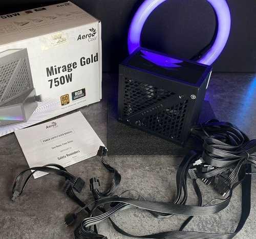 Блок питания AeroCool Mirage Gold 750W