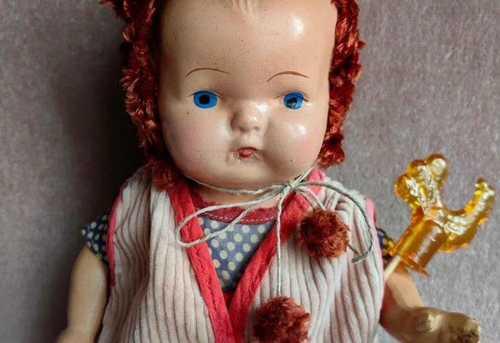Антикварный кукла Малыш Пух