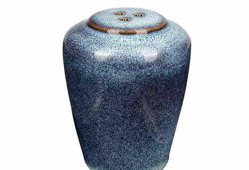 Солонка и перечница керамика синяя голубая доставк