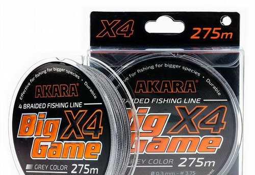 Шнур Akara Big Game Gray 275 м 0,30