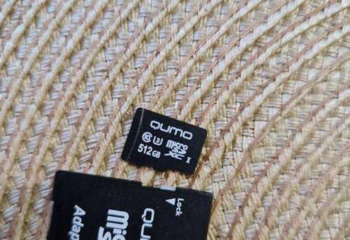 Карта памяти MicroSD Qumo 512 gb