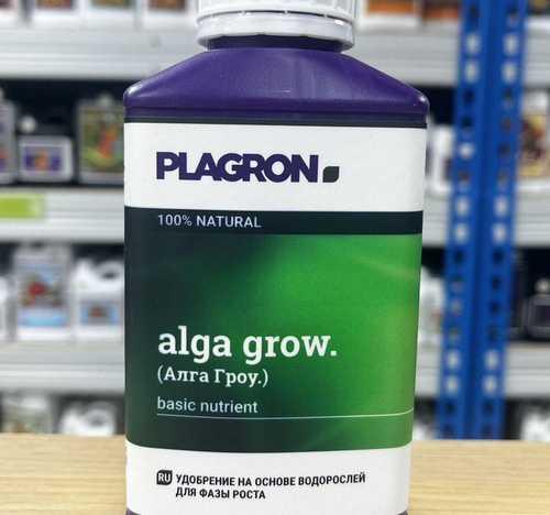 Удобрение для фазы роста Plagron Alga Grow 250мл