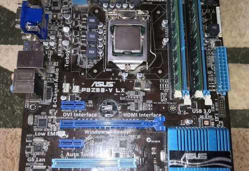 Материнская плата PBZ 68-V LX с процессором Intel