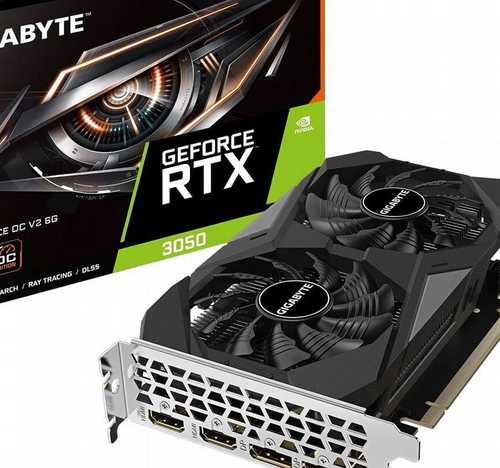 Новая Gigabyte GeForce RTX 3050 WindForce 2 OC V2