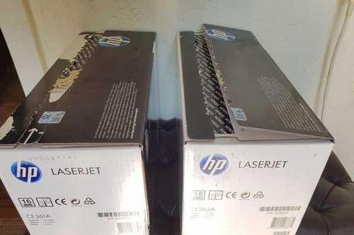 Картридж HP 261A, 263A новые, картон вскрыт