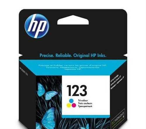 Картридж HP 123 Tri-colour Ink Cartridge