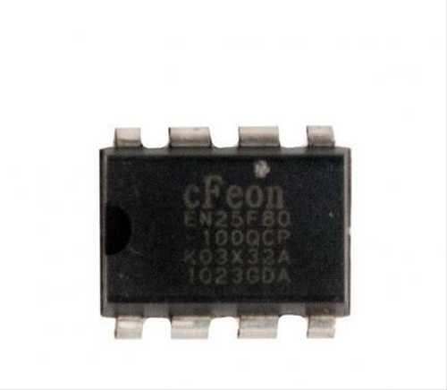 Флеш память EN25F80-100QCP EN25F80 DIP-8 с разбора