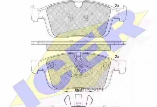 Icer 182266 182266 колодки дисковые передн.\ Volvo