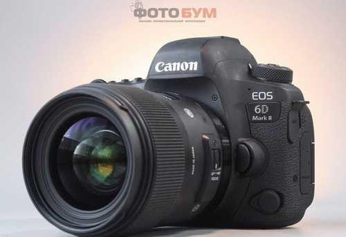 Фотоаппарат Canon 6D mark II + Sigma 35mm f1.4 ART