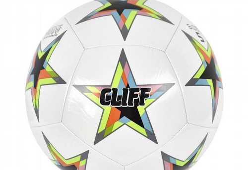 Мяч футбольный cliff CF-1261, 5 размер, PU, белый