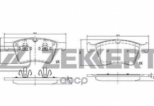 Колодки торм. диск. передн. MB GL-Class (X164)