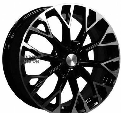 Khomen Wheels KHW1718 R17 Black-FP для Exeed TXL