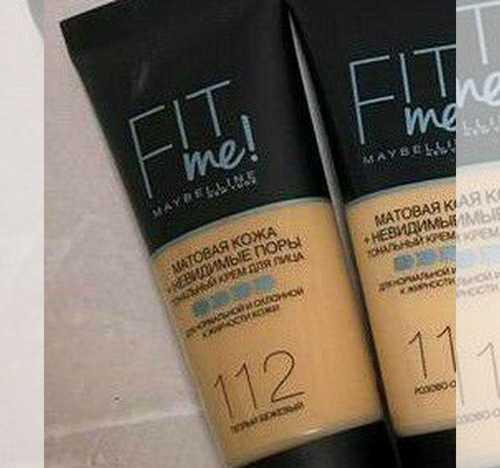 Крем Maybelline Fit me тональный 112