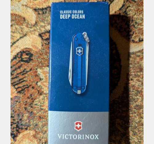 Нож-брелок Victorinox Classic SD Colors Синий Новы