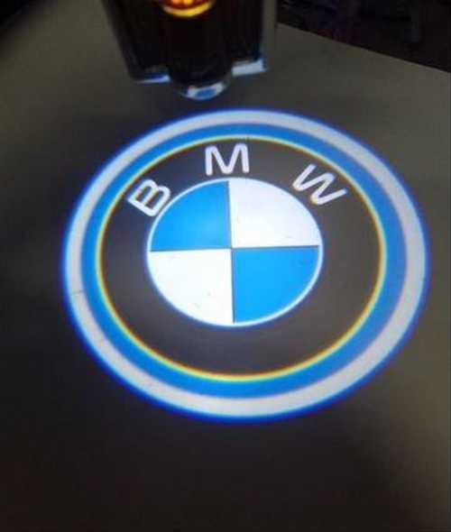 Подсветка (проекция) дверей с логотипом бмв (BMW)