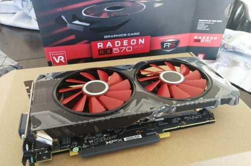 Видеокарта XFX AMD Radeon RX 570 Black Edition 8Gb