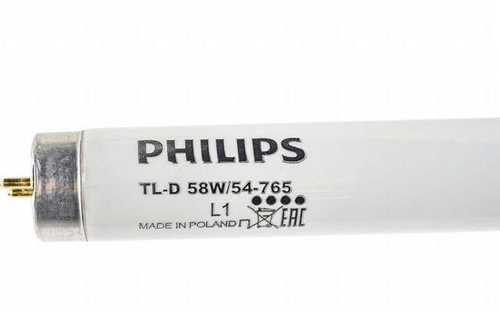 Лампа люминесцентная Philips TL-D 58w 54-765 G13