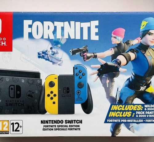 Прошиваемая Nintendo switch Fortnite edition