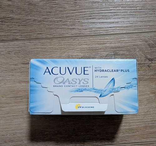 Двухнедельные контактные линзы acuvue oasys -6.5