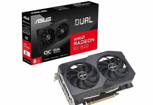 Видеокарта asus Dual AMD Radeon RX 7600 V2 OC Edit
