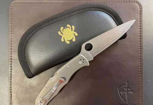 Нож Spyderco Endura 4 Ti/Damascus