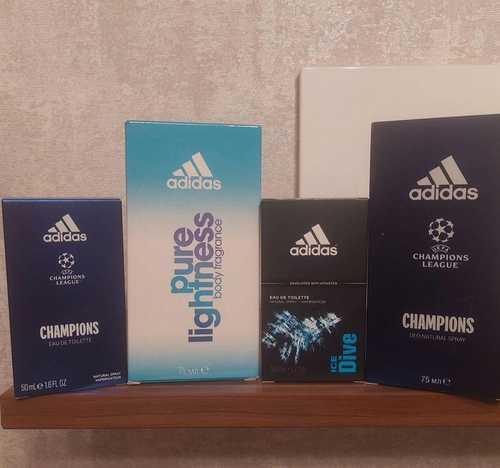 Adidas парфюмерия в ассортименте