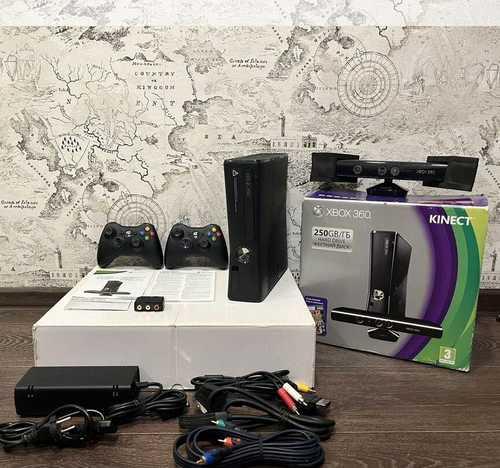 Xbox 360 Slim 250GB FreeBoot 80 игр