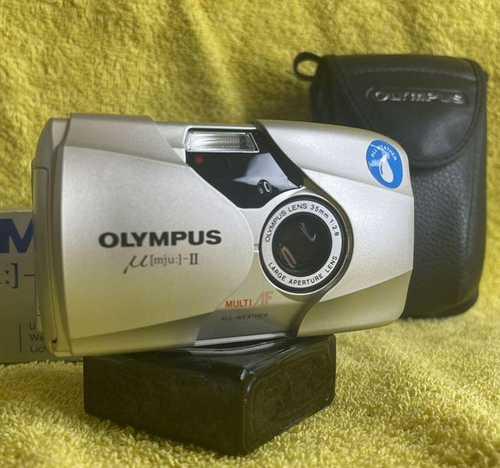 Пленочный фотоаппарат olympus mju ii