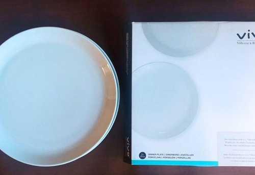 2 фарфоровые тарелки Vivo (Турция)