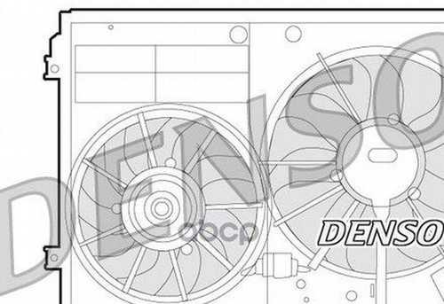 Электродвигатель вентилятора радиатора DER32012