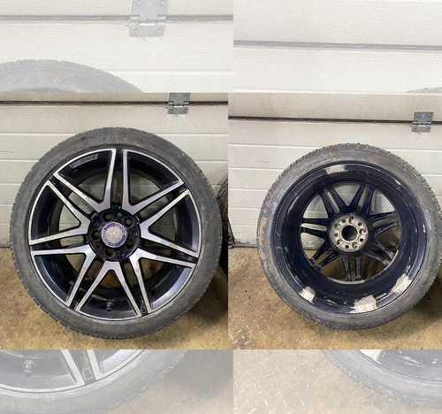 Колеса mercedes r18 5х112 разноширокие оригинал