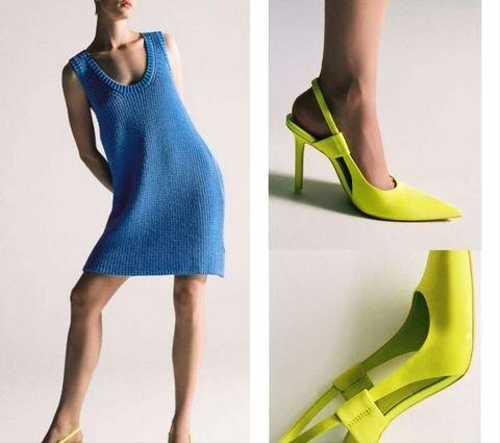 Туфли Zara без задников, р. 37-38
