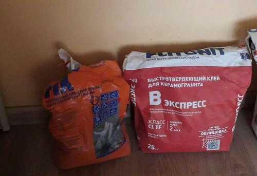 Плиточный клей остатки