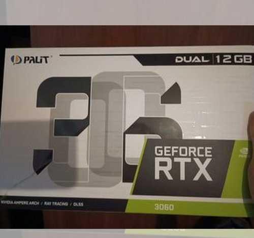 Видеокарта Palit rtx 3060 12 гб бу