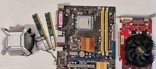 Комплект asus P5KPL-AM EPU + 4GB + GeForce 9800 GT