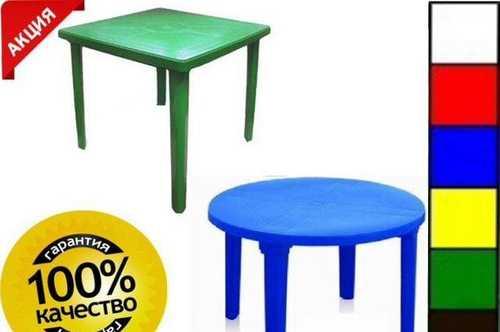 Столы, стулья пластиковые с усиленной нагрузкой