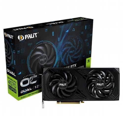 Видеокарта Palit RTX4070 super dual 12GB gddr6X 19