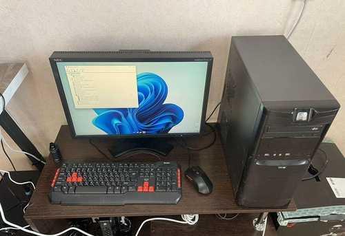 Компьютер + монитор + клавиатура + мышь