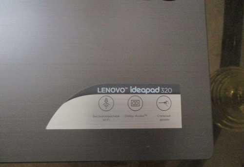 15.6" Lenovo IdeaPad 320 15AST, 500 ГБ, E2 9000, RAM 4 ГБ, Radeon R2